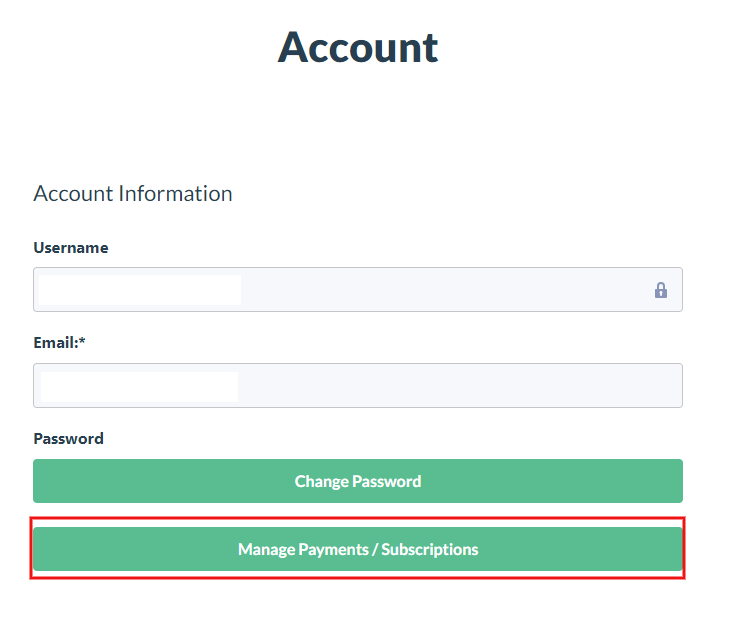 Cancel My Subscription